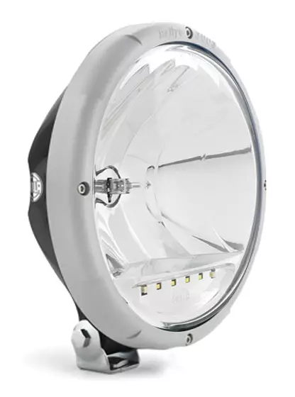 Hella 3003 extraljus blå glas ref.37,5 Silver, ref. 25 - Lumise.se webbutik