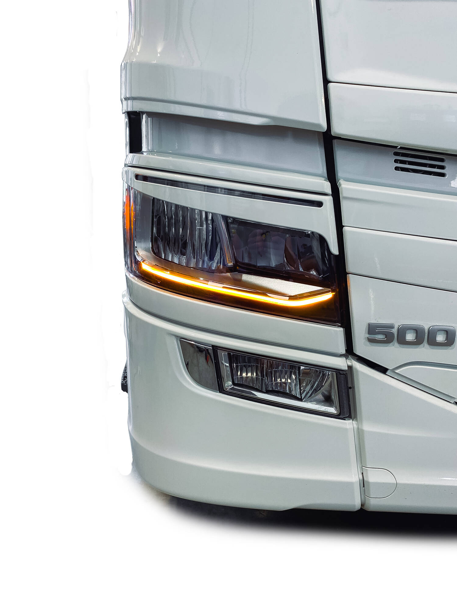 DRL Ombyggnadsset Positionsljus Orange Scania Next.Gen S + R 2016-2023 ...