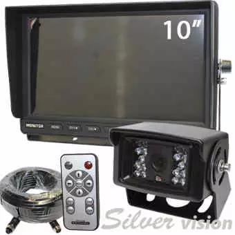 Silver Vision Backkamera serie med 10" bildskärm Upvärmbar kamera ...